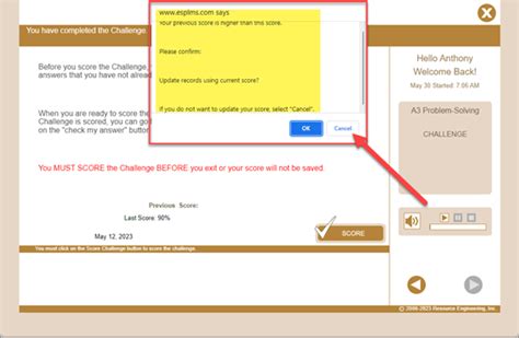Why Is A Lower Score Saved When I Previously Had A Better Score QualityTrainingPortal