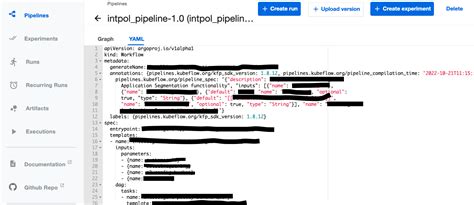 Kubeflow Pipeline Is Displayed As Single Line Json Instead Of Formatted YAML File With KFP