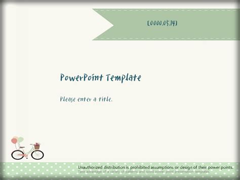 파스텔톤 땡땡이무늬 Ppt배경 초록색 파스텔톤 자전거 리본 예쁜 심플한 일러스트 발표 배경파워포인트 Powerpoint Ppt 프레젠테이션