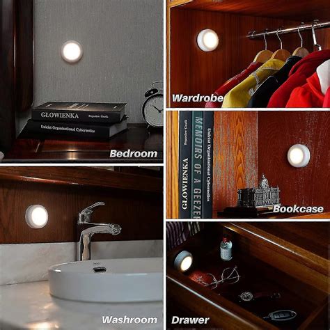 Tap Light Push Lights Mini Touch Press Spot Lights Indoor Portable Led