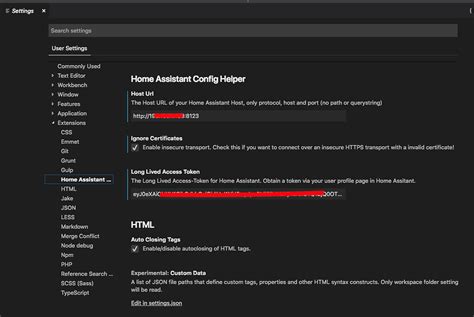 Vscode Tips Configuration Home Assistant Community