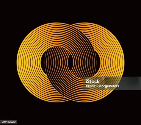 Interlocking Circles Stock Illustration Download Image Now Circle Two Objects Interlocked