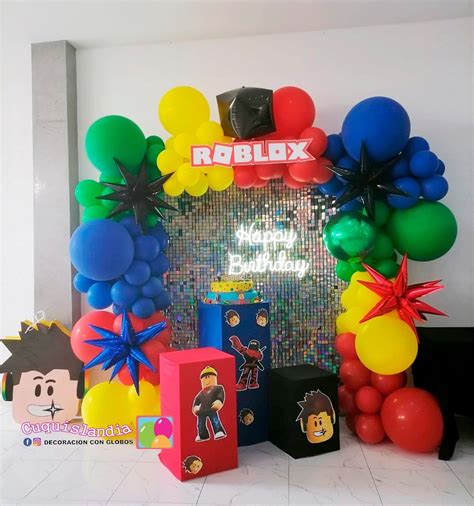 Roblox Birthday Cake Robot Birthday Party Video Games Birthday Party