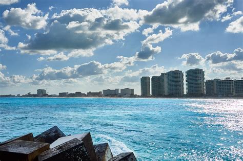 Chac Mool Beach In Cancun Lounge In Turquoise Waters And Soft Sand On A Beautiful Cancun Beach
