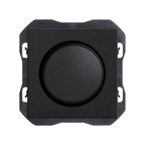 2 Wire Phase Cut Dimmer Switch 230 V~ Matt Black Simon 270 Simon