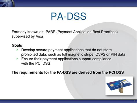 Ppt Pci Dss And Pa Dss Powerpoint Presentation Free Download Id 531540