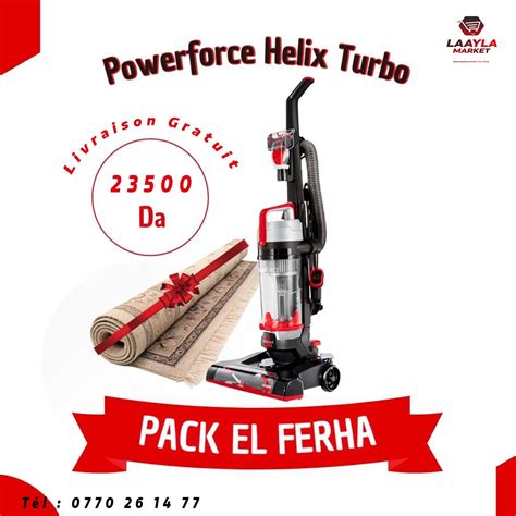 Aspirateur Bissell Powerforce Helix Turbo Tapis 🎁🎁 Laayla Market