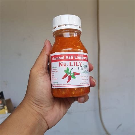 Jual Sambal Lily Sambal Lampung Lily Sambel Lampung Lily Sambal Lampung Shopee Indonesia