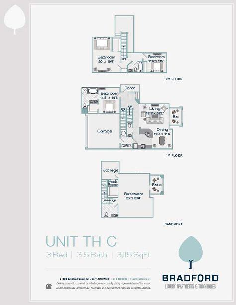 15 Bradford Floor Plans Ideas Floor Plans How To Plan Townhouse