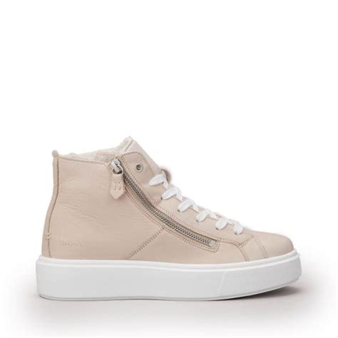 Sh Implore Cream Leather Shoes From Moda In Pelle Uk