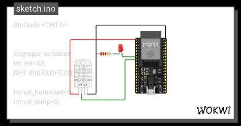 Sensordht Wokwi Esp32 Stm32 Arduino Simulator