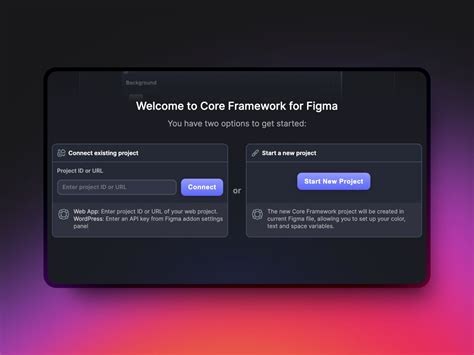 getting started with figma core framework