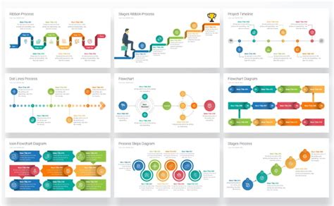 Flowchart Diagrams Keynote Templates Incl Diagram And Flow Chart Envato