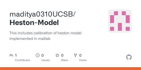 Github Maditya0310ucsbheston Model This Includes Calibration Of Heston Model Implemented In