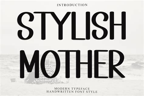 Stylish Mother Font By Pipi Creative · Creative Fabrica