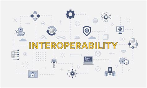 430 Interoperability Icon Stock Illustrations Royalty Free Vector