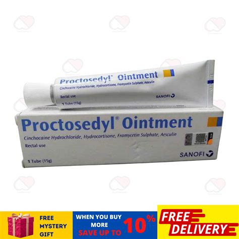New Proctosedyl To Relieve The Discomfort Of Haemorrhoids Or Fissures Ointment Other Health
