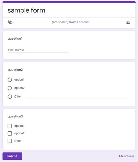 Directly Submitting Answers To Google Form Using Google Apps Script Github