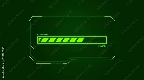 Loading Bar Animation To 100 Background In 4k Abstract And Latest Loading Bar Design