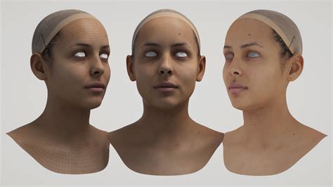 Female Multi Texture Base Mesh