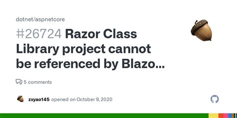 razor class library project cannot be referenced by blazor wasm project