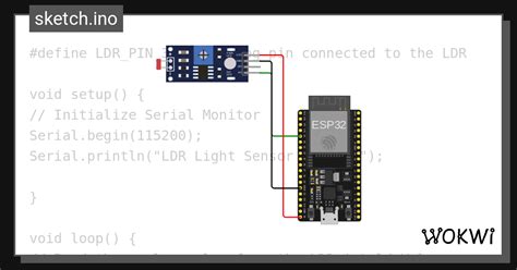 Ldrpin Wokwi Esp32 Stm32 Arduino Simulator
