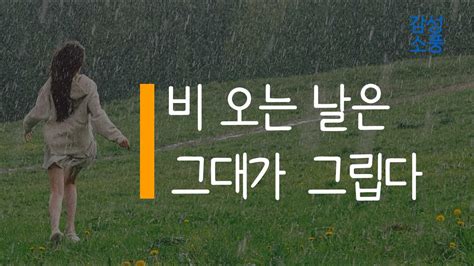 비오는풍경을 바라보며 비오는소리를 듣고 있는 내 모습｜비 오는 날은 그대가 그립다｜허은주｜ 시낭송｜좋은글｜좋은시｜시 읽어주는 여자｜오디오북 Asmr｜승현 유미숙｜감성소풍