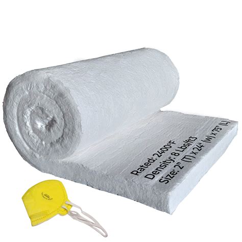 Ceramic Fiber Blanket Insulation 8 2400f 2 X 24 X 75