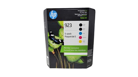 Hp 923 Ink Combo 5 Pack 2 Black Cyan Yellow Magenta Original Hp