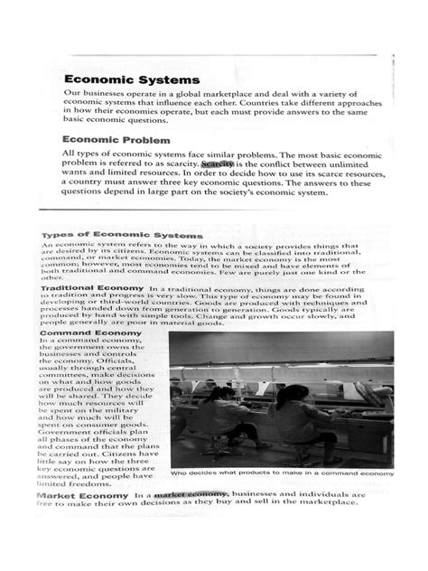 Economic Systems Pdf