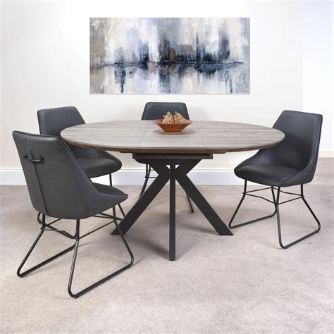 Modern Round Extendable Dining Table Table Round Ideas