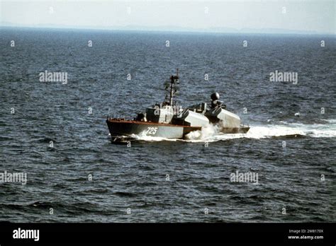 A Port Bow View Of A Soviet Osa I Class Fast Attack Craft Missile Ship Underway Country