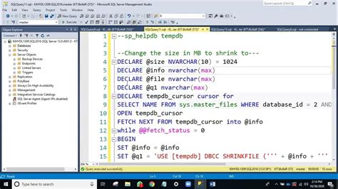 3 How Can I Shrink My Tempdb Without Restarting Sql Server Youtube