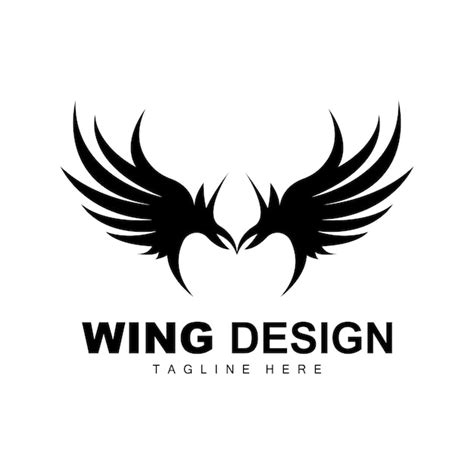 Premium Vector Wings Logo Phoenix Logo Bird Wing Vector Template