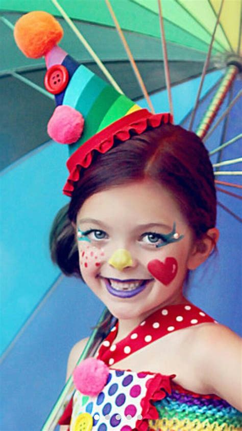 Girly Clown Makeup Cute Clown Makeup Clown Makeup Easy Clown Makeup