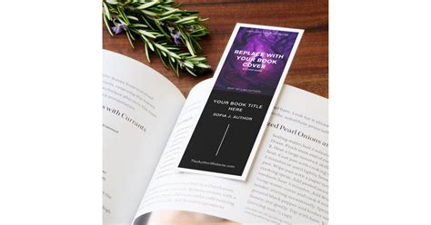 Promotional Book Cover Author Writer Swag Bookmarks Zazzle