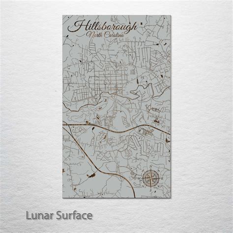 Hillsborough North Carolina Street Map