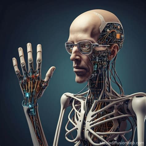 Technological Singularity Human Achievement Stable Diffusion Online