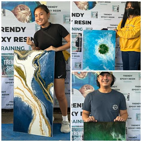 Trendy “learn With Trendy Epoxy Resin Training” April 26 27 Saturday