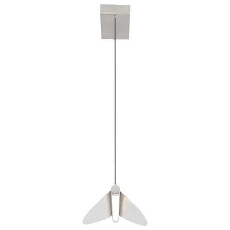 Golden Lighting Luma 42 1 Light Led Linear Pendant In Sand Nickel