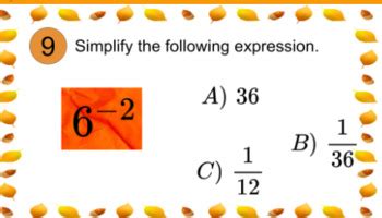 Zero And Negative Exponent Practice By Ashley Volpe TPT