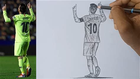 Drawing Inspiration Drawing Lionel Messis Iconic Celebration Pose
