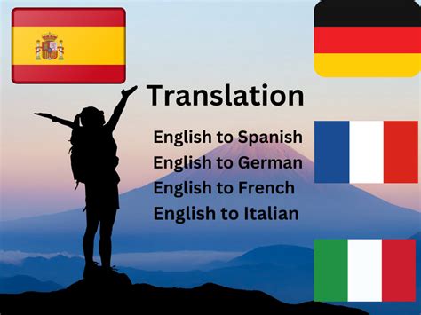 Manually Translated English To Spanish German French Italic Arabic