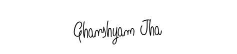 85 Ghanshyam Jha Name Signature Style Ideas Excellent Name Signature