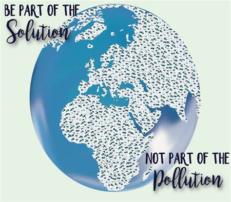 Be Part Of The Solution Not Part Of The Pollution On Behance