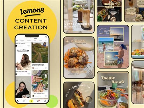 Aesthetic Lemon Content With Diverse Subjects Layouts Upwork