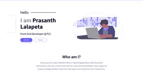 Thumbnailed Personal Websites