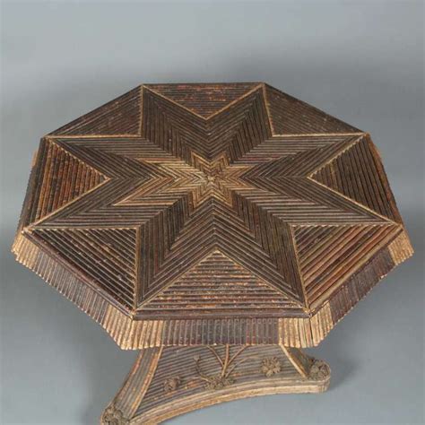 19th Century Rustic Twig Table For Sale At 1stDibs