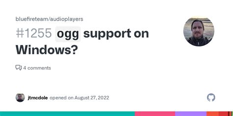 `ogg` Support On Windows · Issue 1255 · Bluefireteamaudioplayers