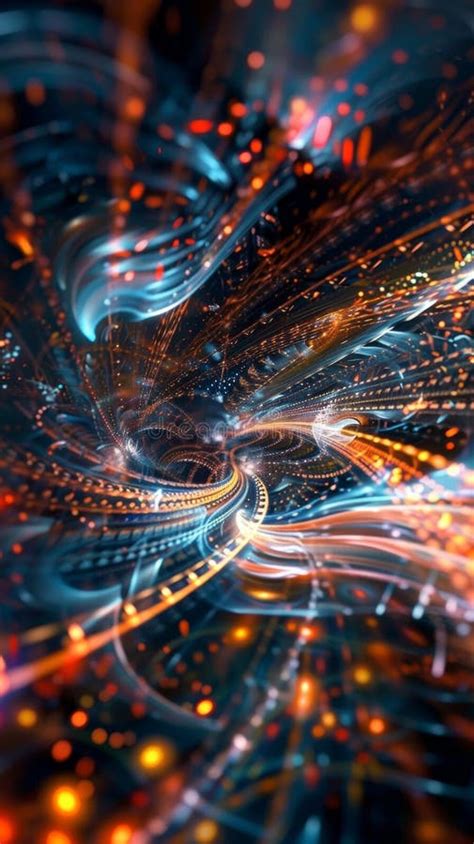 Futuristic Ai Technology Background With Abstract Patterns Neural Networks And Digital